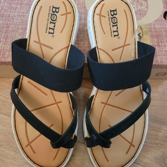 Born | Shoes | Born Bay Black Sandal Medium | Poshmark